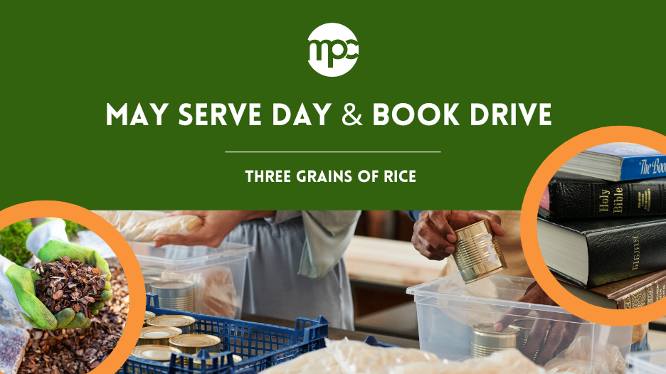 May 10th Serve Day + Book Drive:Two Ways to Give!Join us as we serve ...